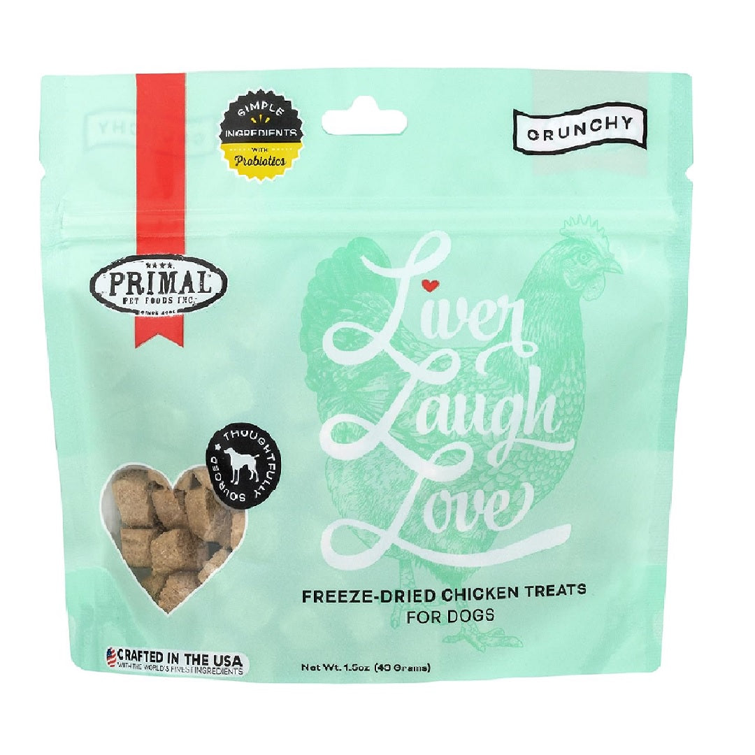 Primal Pet Food Freeze-Dried Chicken Dog Treats 43g – Bow & Wow